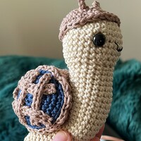 Crochet Pumpkin Pie Snail Pattern Crochet Snail Plush Fall - Etsy Canada