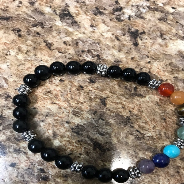 7 Core Chakra-rainbow-yoga-spiritual Balance-protection-red Agate ...