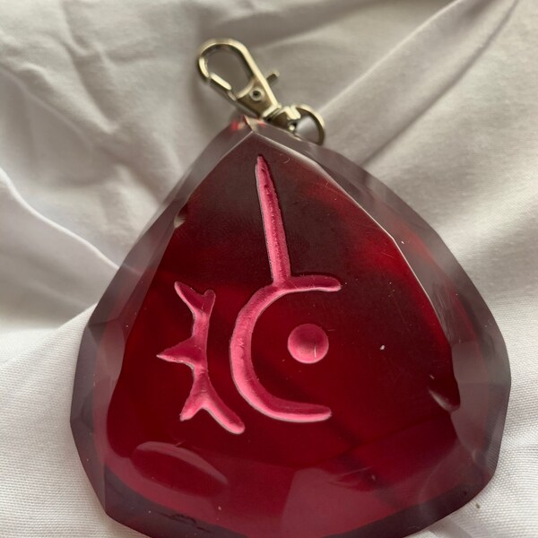 Red Mage FFXIV Hand Painted Soul Crystal/rdm Job Stone Final Fantasy ...