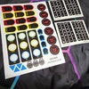 Fanatec Rally Module 10mm Stickers for Various Simulator Wheel/button ...