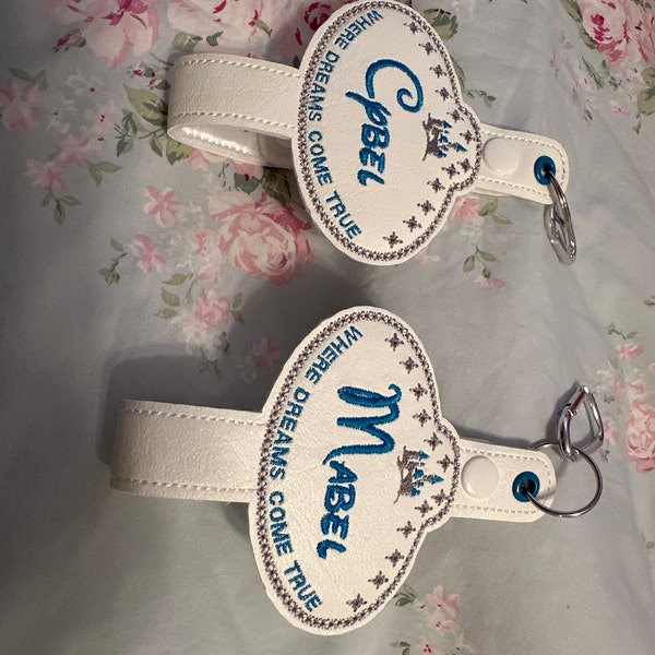 Mouse Ear Strap | Personalized Ear Saver | Ear Fob | Cast Member Badge ...