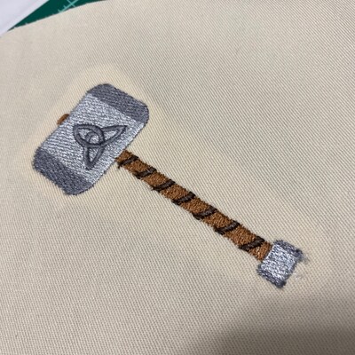 Thors Hammer Machine Embroidery Design - Etsy
