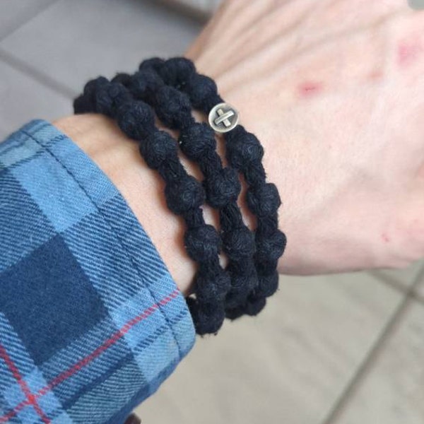 Thick 300 Knots Cotton Komboskini, Christian Orthodox Prayer Rope With ...