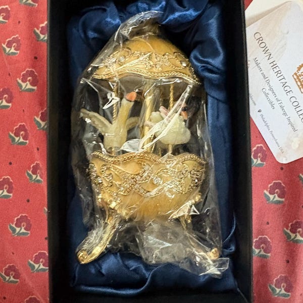 Swan Carousel Plays Swan Lake. Beautiful Scene of a Swan Taking off to ...