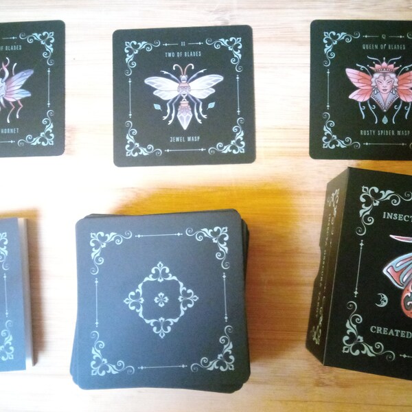 Insecta Obscura Tarot Deck Green Witch Insect Garden Tarot 78 Cards and ...
