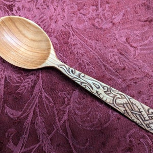 Wooden Carved Bowl Viking Age Medieval Wood Decorated Painted for Food ...