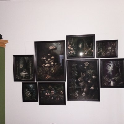 Dark Academia Decor Wall Collage Kit, Vintage Gothic College Dorm Decor ...