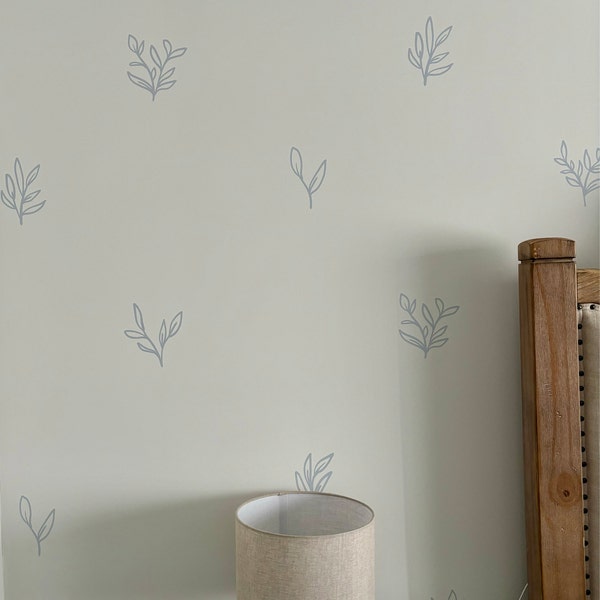 Ash Leaves Wall Decals / Botanical Decals / Leaf Decals / Leaves Decals ...