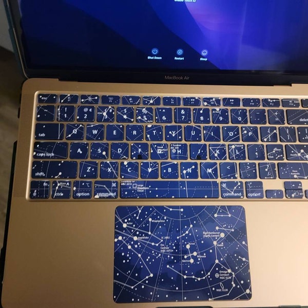 Stars | MacBook Keyboard Stickers MacBook Keyboard Decal Vinyl Air 13 ...