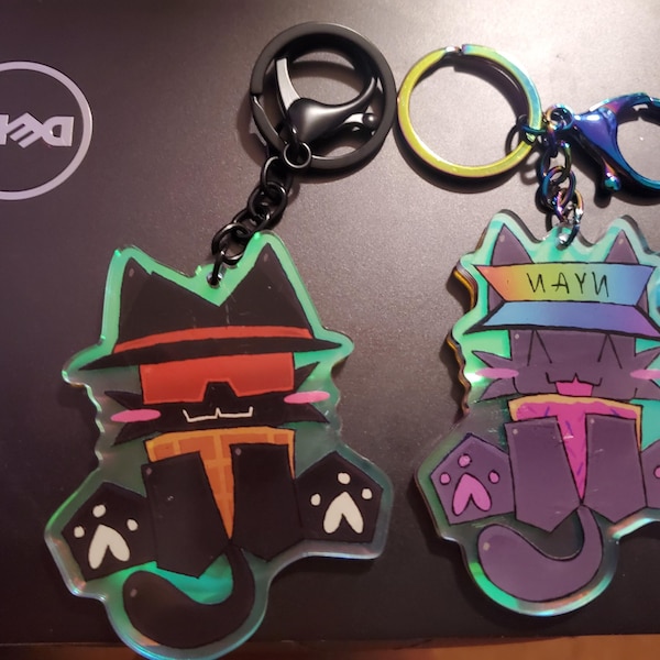 Roblox Forsaken Nyan Elliot and Tac Nayn Chance Tail- Keychains - Etsy