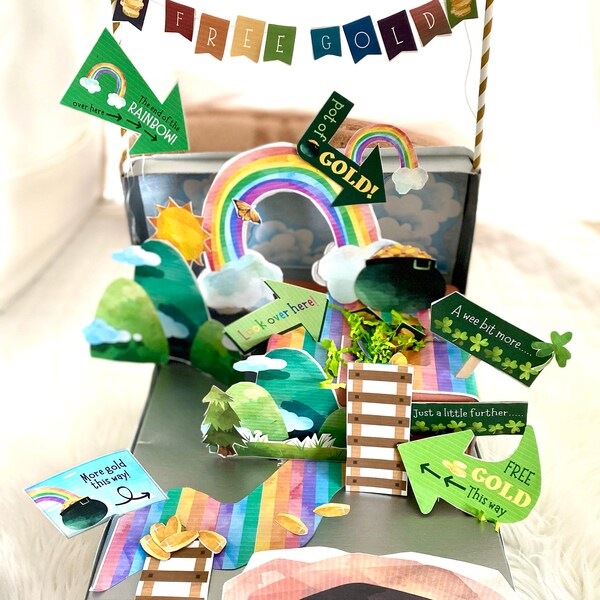 Leprechaun Trap Kit Printable, St Patricks Day Activities for Kids ...