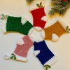 Holiday Gift Bags Crochet Pattern Bundle, Grinch, Santa, Snowman, Elf ...