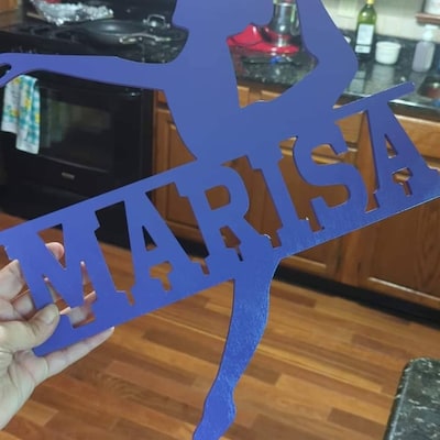 Personalized Dance Door or Wall Sign, Dancer Decoration Name - Etsy
