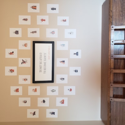 30 Saint Illustrations DIGITAL DOWNLOAD Printable PDF Catholic Saints 8.5x11 and 4x6 Prints ...