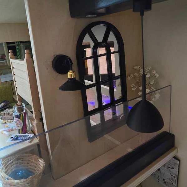 Dollhouse Farm Style Oven Hood | Natural Wood | Macy Mae 1:12 Scale ...