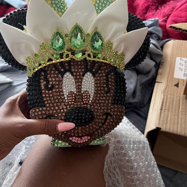 Disney Inspired Mickey Minnie Large Bling Patch - Etsy