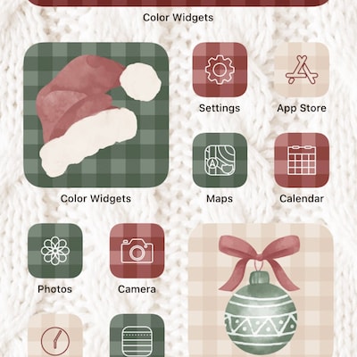 Christmas iPad Desktop Icons, iPad App Icons, iPad Wallpapers and ...
