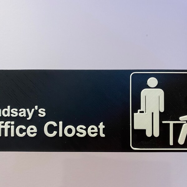 Customizable 3D Printed "the Office" TV Show Sign and Magnets - Etsy