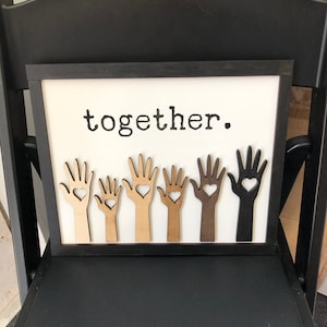 DIGITAL DOWNLOAD Together. Frame Svg, Digital Design, Unity, Human ...