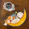 Cute Space Ghost Waterproof Sticker Set! V5 - Etsy