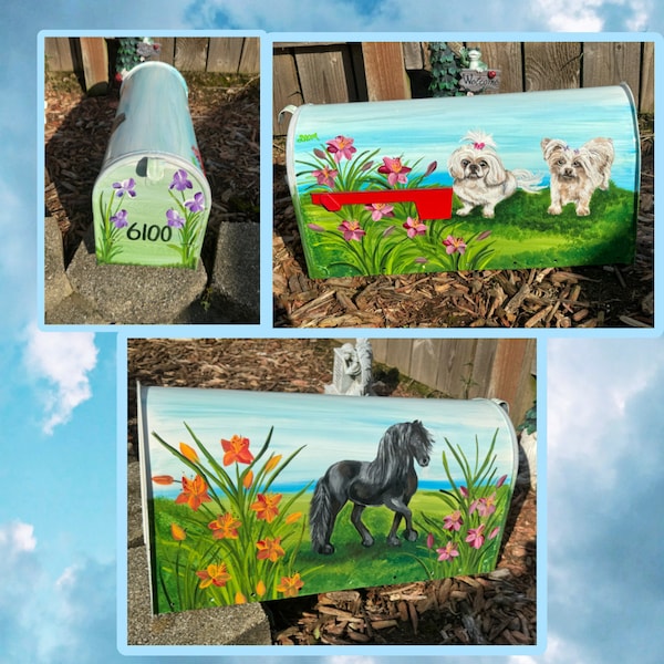 Custom Painted Pet Mailboxes - Etsy