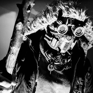 Leather Post Apocalytpic Mask Wastelander Mask Biker Mask - Etsy