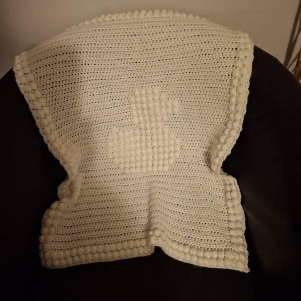 BUNNY BOBBLE BLANKET Crochet Pattern, Easy and Quick to Crochet, 4 Page ...