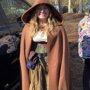 Cloak With Hood Sewing Pattern, Fantasy Carnival Costume, Elven Cape ...