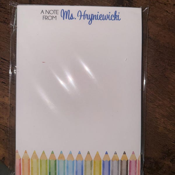 August Birth Month Custom Notepad, Personalized Stationery, Writing Pad ...