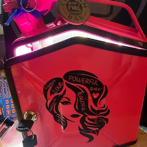 20 L Custom Jerry Can Mini Bar for a Gift, Chess Set Present for the ...