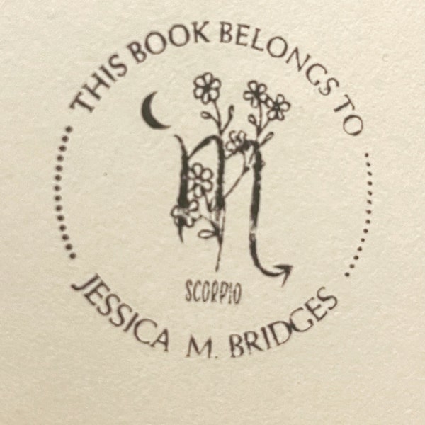 Celestial Book Stamp, Personalized Library Stamps Self-inking, Sun and ...
