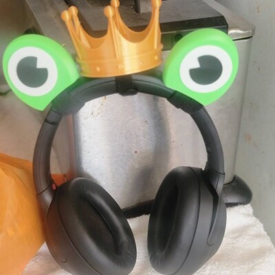 Frog Eyes for Headphones Frog Ears Headband Cosplay Accessory Twitch ...