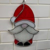 PATTERN Christmas Gnome Stained Glass Pattern PDF Digital Download ...