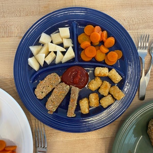 Vintage Fiesta fiestaware 12 Inch Compartment divided - Etsy