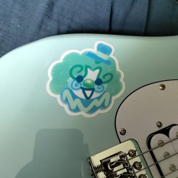 Scarily Supportive Frogs Sticker Sheet waterproof Frogs With Teeth and ...