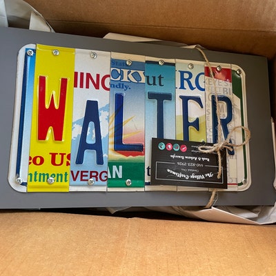 Custom License Plate Signs Personalized Gift Custom Gifts - Etsy