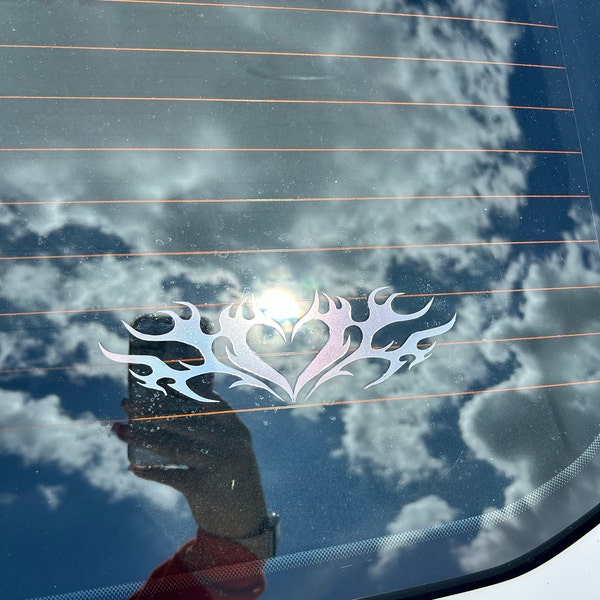 Car Tramp Stamp Vinyl Decal | Rearview Mirror Window Bumper Sticker ...