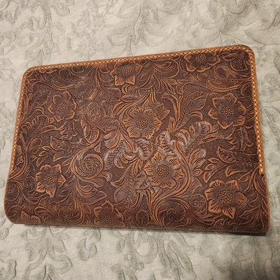Personalized Vintage Leather Sheet Music Organizer Binder Cover , Full ...