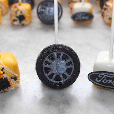 Car Theme Variety Mold Auto Tires & Wheel Chocolate Mold, Car Parts ...