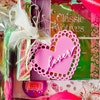 Scallop Heart Tag Heart Tag Valentine’s Basket Tags Valentine’s Day ...