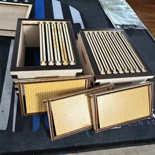 Mini DIY Bee Hive Model Kit, My Little Beekeeper Original Model Kit ...