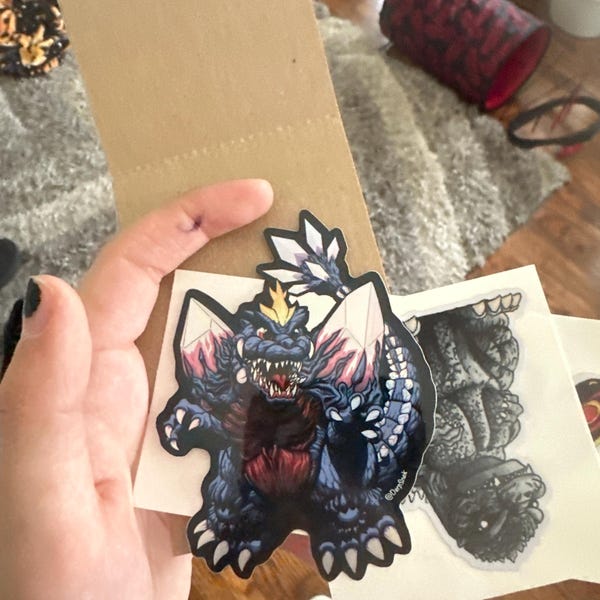 Chibi Kaiju #13- Mothra Leo (1998) Clear Sticker - Etsy