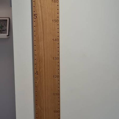 Personalised Wooden Height Chart Ruler, Wooden Height Chart, Children's ...