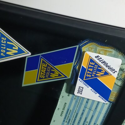 NYPD NYC 1 City of New York Police Department OFFICIAL inside Window ...