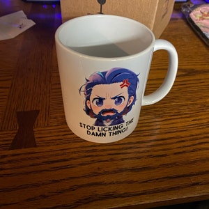 Gale of Waterdeep Funny Mug BG3 Stop Licking the Damn Thing Cute Spider ...