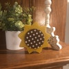 Wood Sunflower, Rustic Wood Sunflower, Wood Sunflower, Fall Wood Decor ...