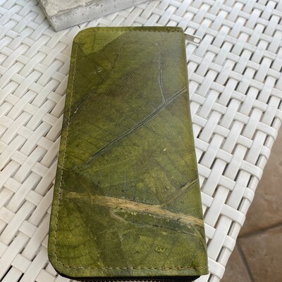 Handmade Leaf Leather Wallet and Cards Holder for Men - Etsy