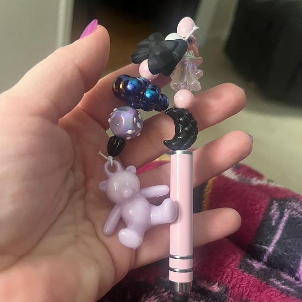 Custom Stylus Beaded Pens, Beaded Pens, Kawaii Pens, Stylus Beaded Pens, Custom Pens, Cute Pens ...