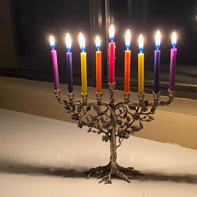 Chanukah Menorah Bonsai Tree Unique Hanukkah Menorah Modern - Etsy