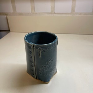 Wedding White Lace Mug Colleen Deiss Designs Ceramic Coffee - Etsy